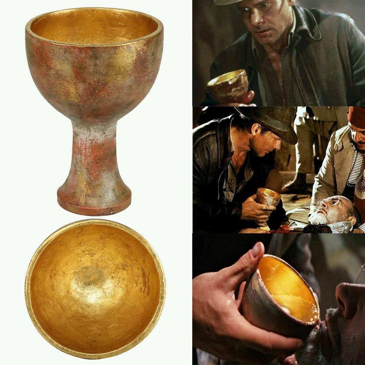 Raiders of the Lost Ark Indiana Jones Holy Grail Prop – GeekReplicas