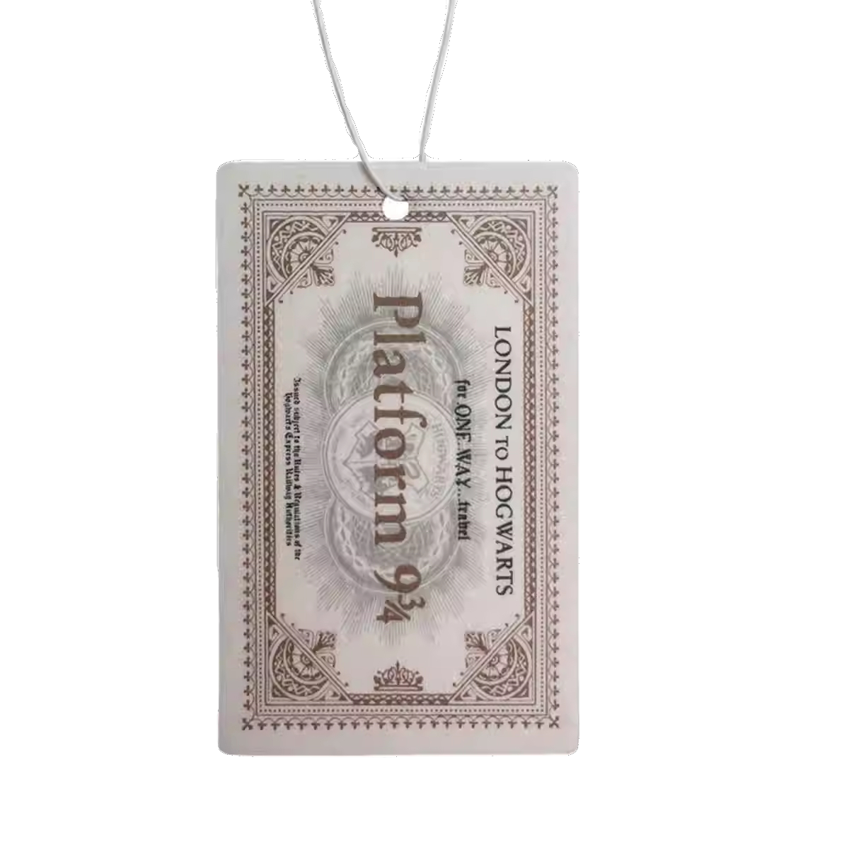 Harry Potter 9¾ Platform Ticket Aromatherapy Hanging Slices – GeekReplicas