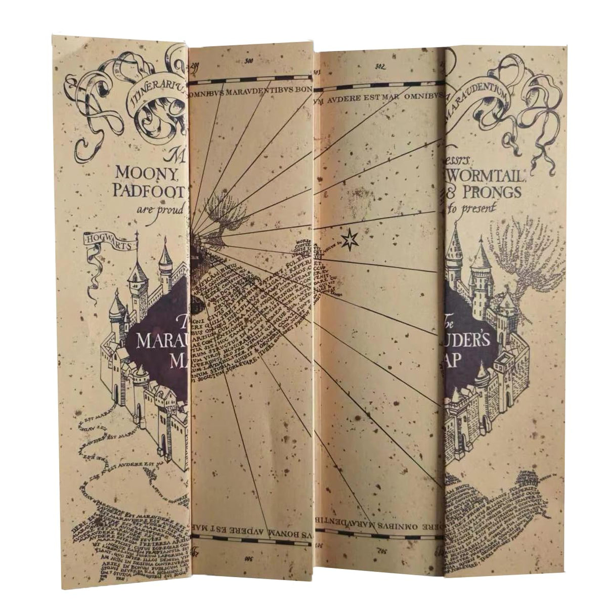 Harry Potter Marauder's Map With Footprint Display – GeekReplicas