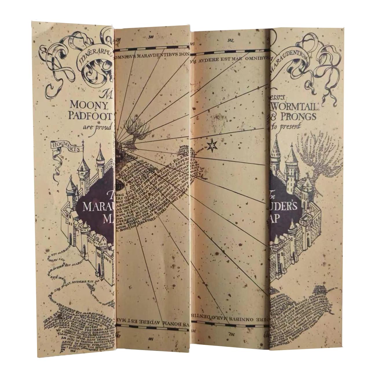 Harry Potter Marauder's Map With Footprint Display – GeekReplicas