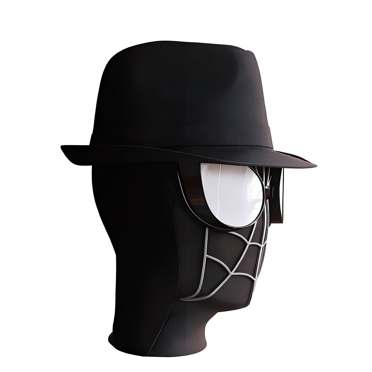 Spider-Man Noir Mask - Custom Wearable Spider-Verse Cosplay Prop ...