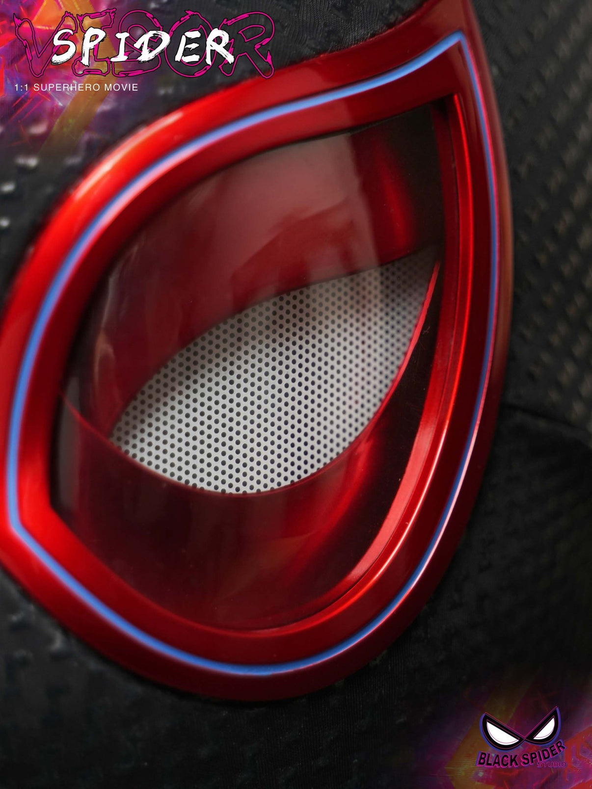 [US SHIPPING]SpiderMan Miles Morales Mask With Moving Lenses – GeekReplicas