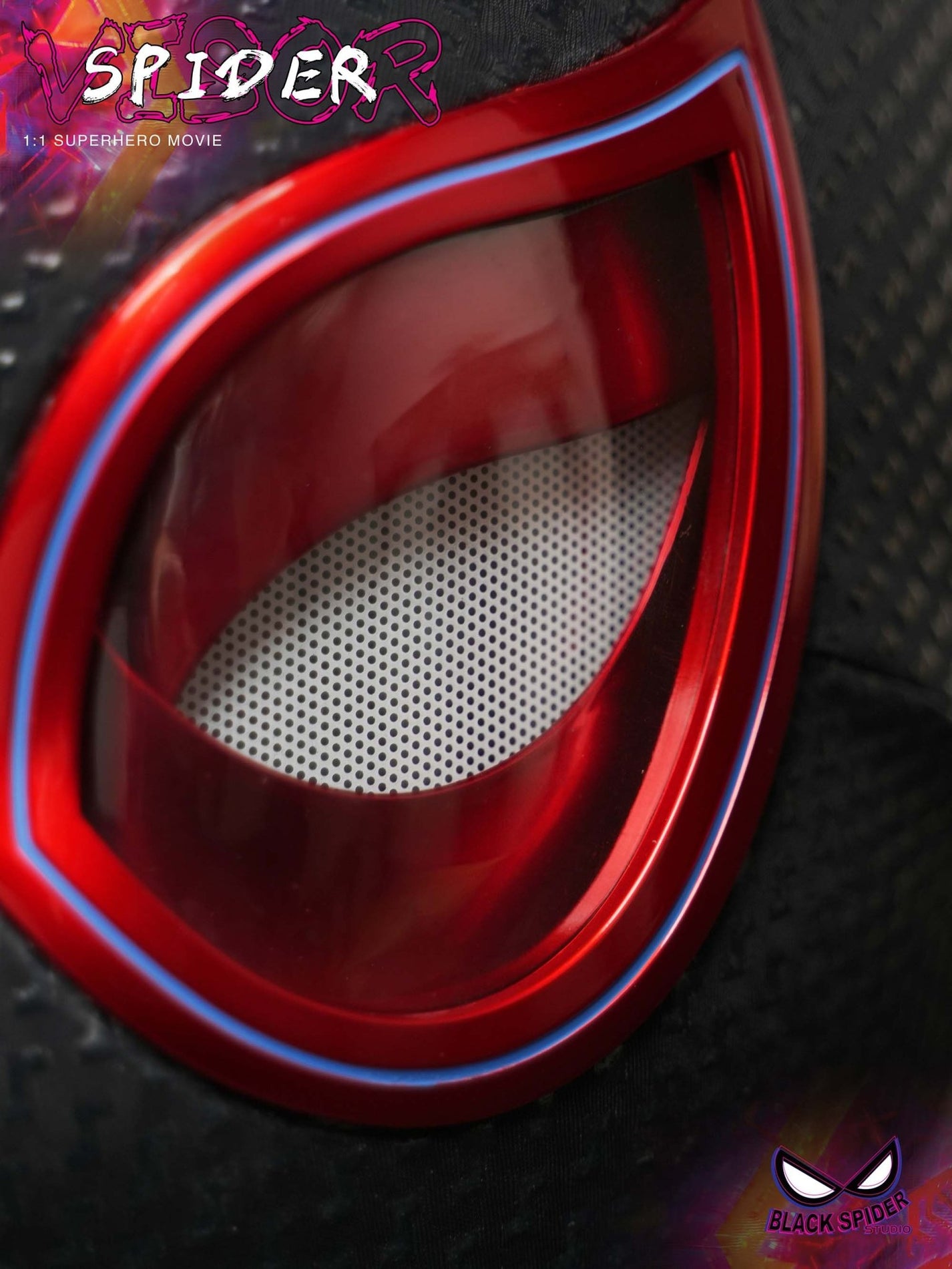 [US SHIPPING]SpiderMan Miles Morales Mask With Moving Lenses – GeekReplicas